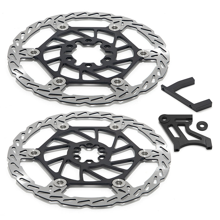 250mm 220mm Oversize Front Rear Brake Disc & Adapters for Talaria Stin ...